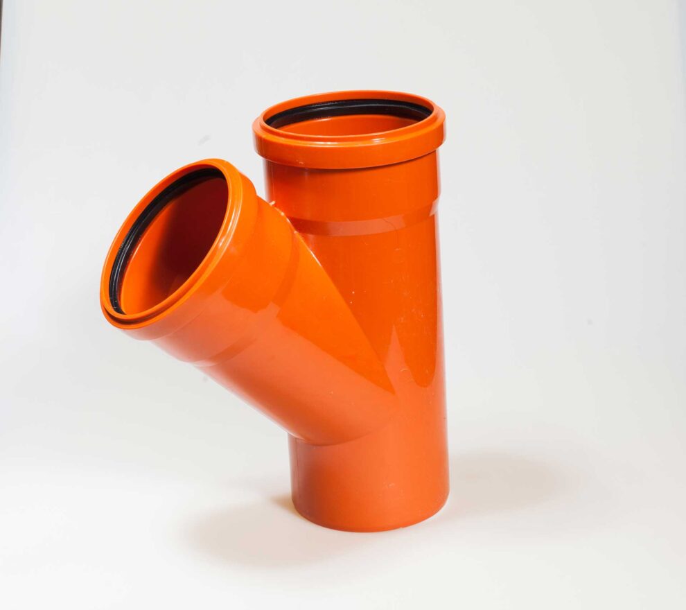 Kosa račva PP PVC 45 ° crvena VALDOM - Valdom